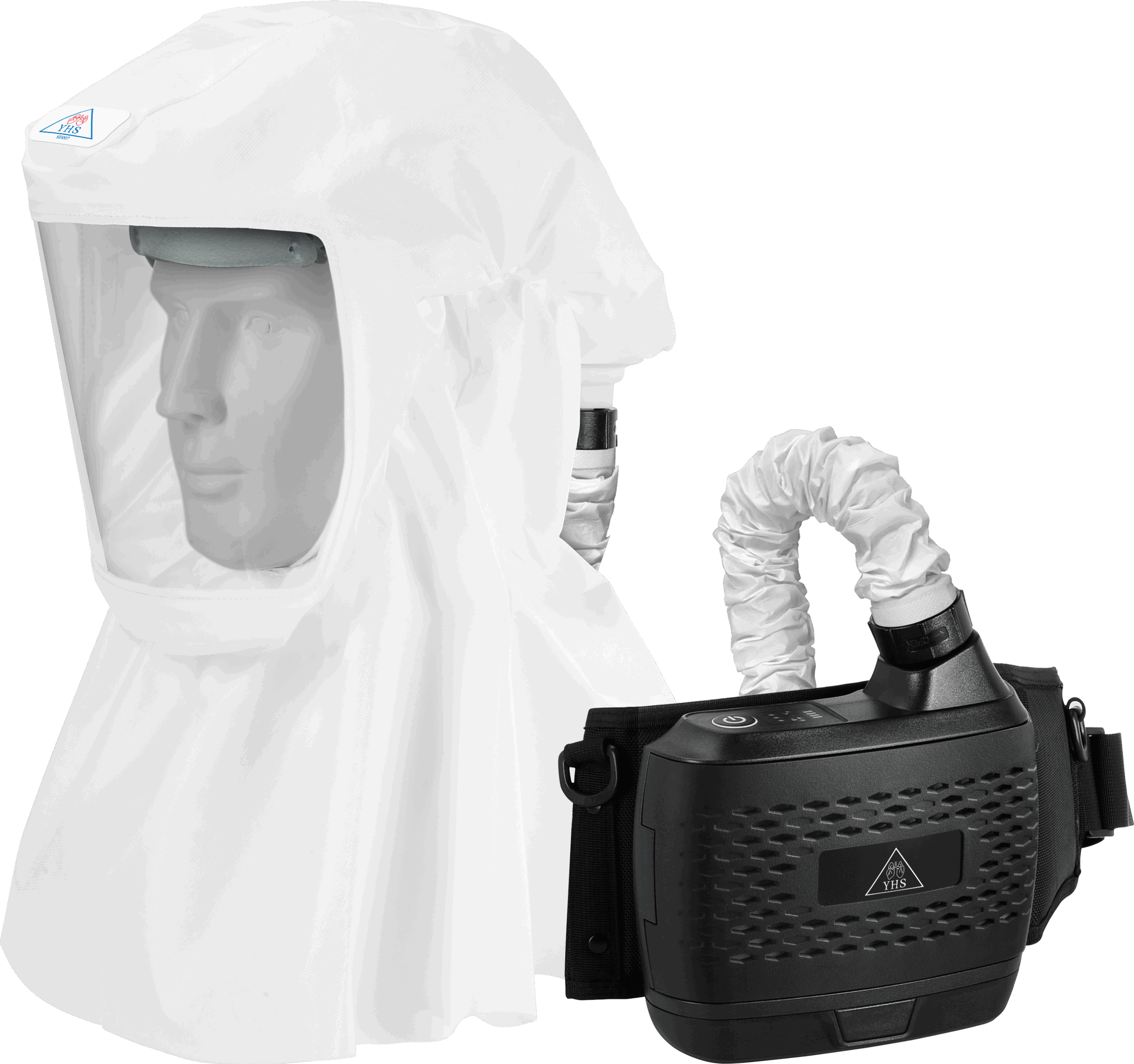 YHS SH007 Soft Hood PAPR Kit - Integrated Safety Group